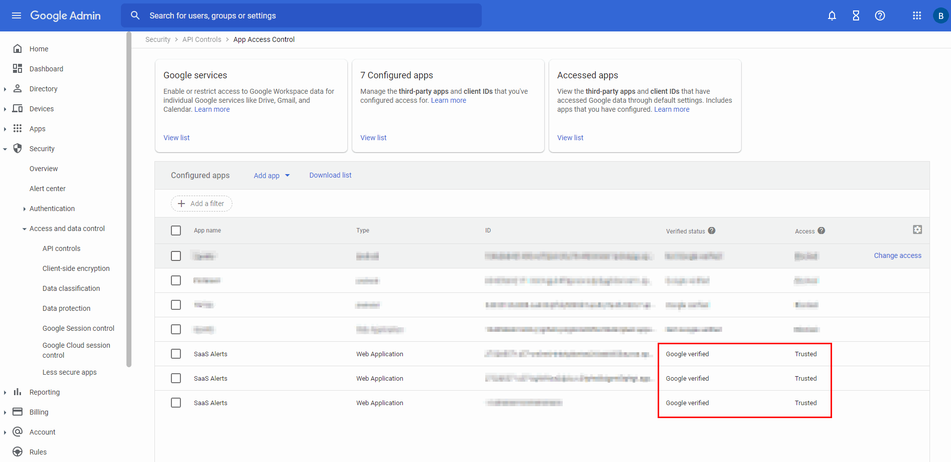 Setup instructions for Google Workspace – Saas Alerts